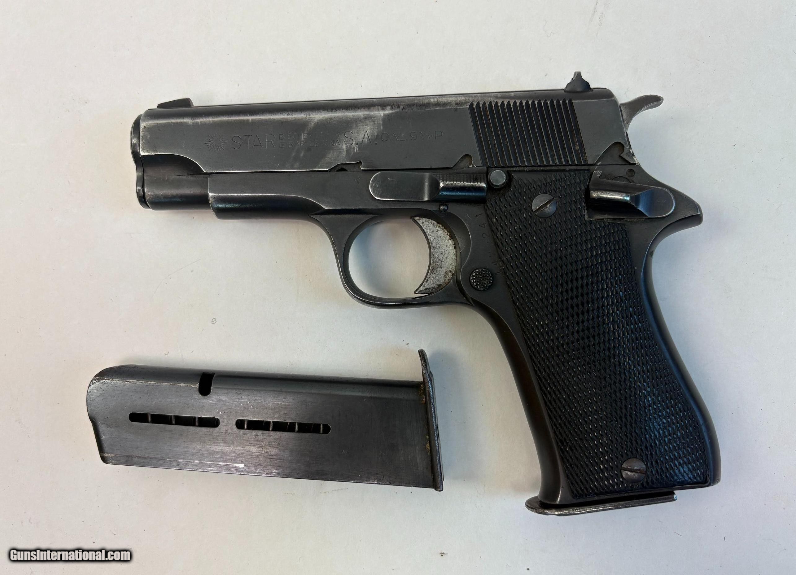 STAR MODEL BM 8MM SEMI AUTO PISTOL SA for sale