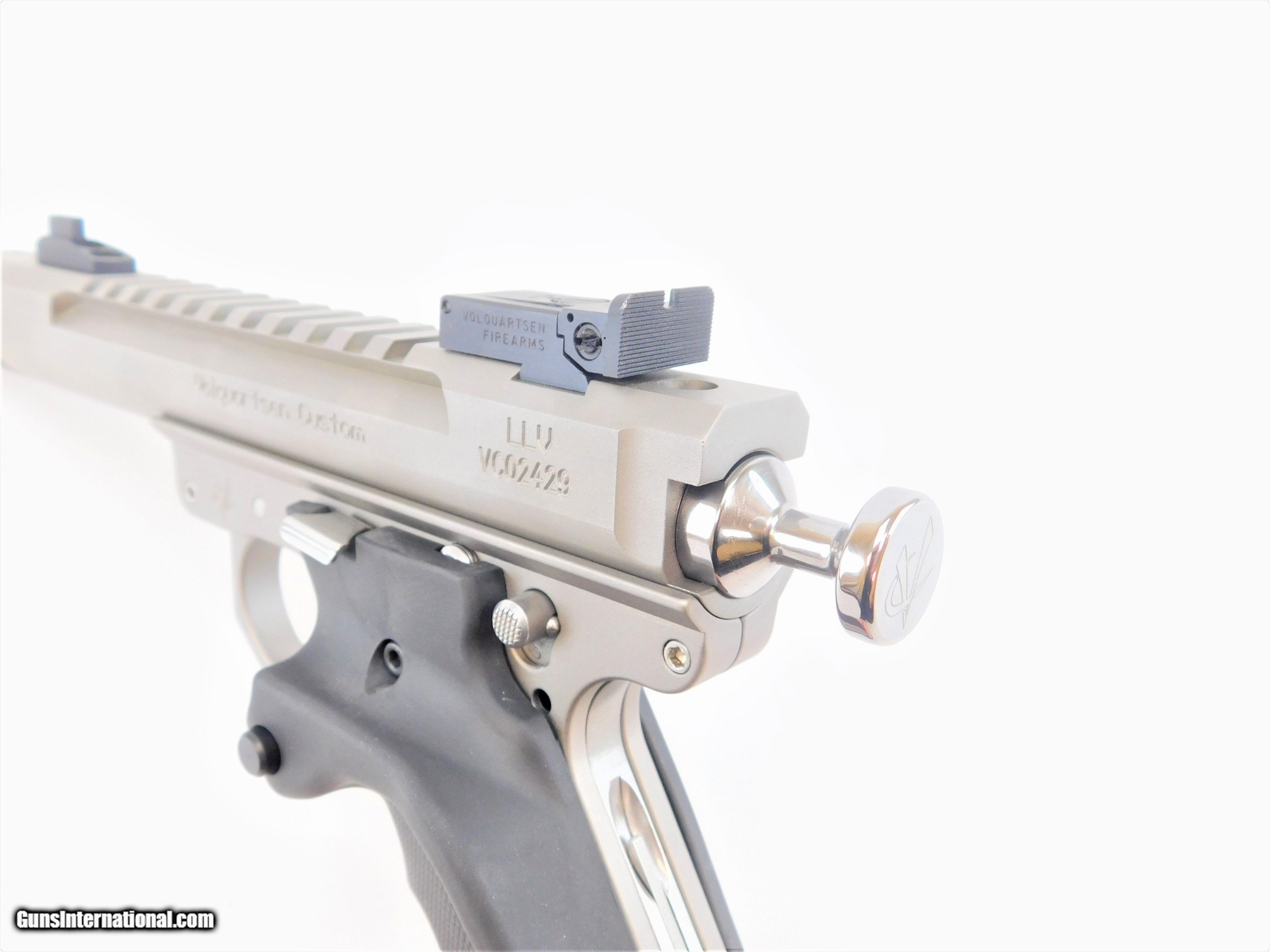 Volquartsen Scorpion 22 Style .22 LR 4.5" Silver VC3SN-4-S-H-TS