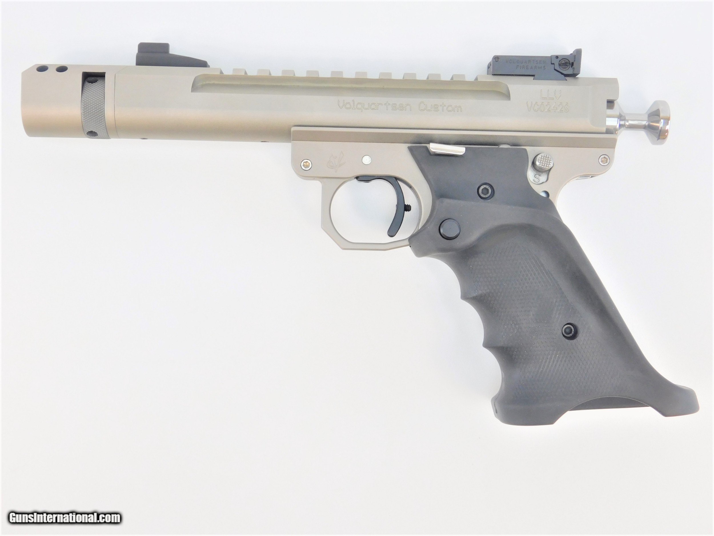 Volquartsen Scorpion 22 Style .22 LR 4.5" Silver VC3SN-4-S-H-TS