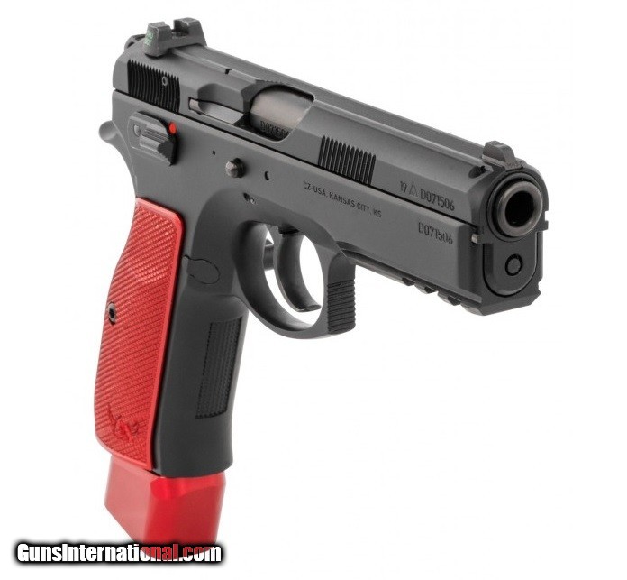 CZ-USA CZ 75 SP-01 9mm 4.6" Red Henning NS 21 Rounds 91203 for sale