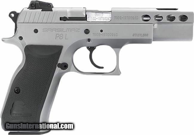SAR Arms USA P8L Stainless 9mm Luger 4.6" 17 Rounds P8LST