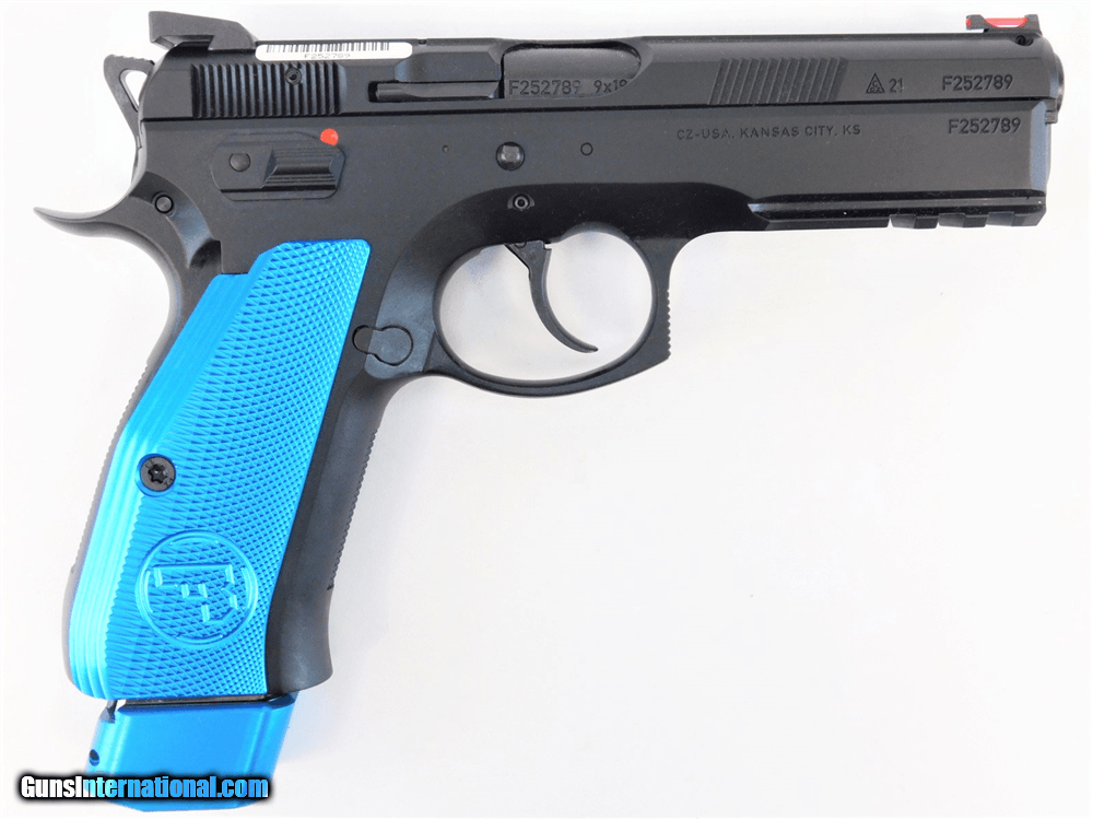 CZ-USA CZ 75 SP-01 Competition 9mm 4.6" Blue / Black 21 Rds 91207