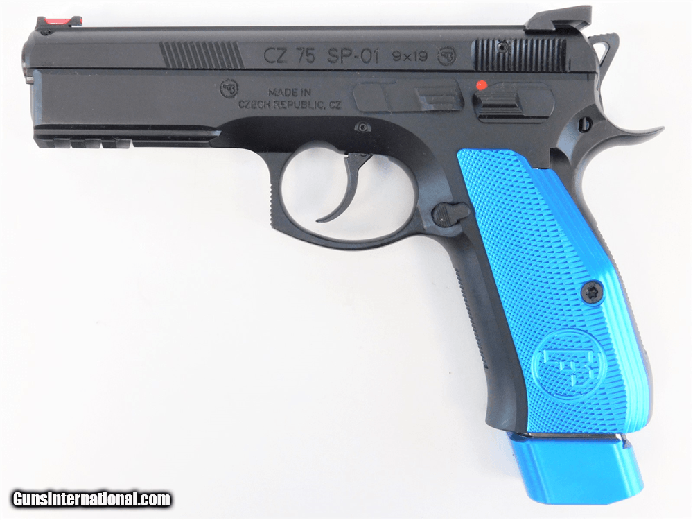 CZ-USA CZ 75 SP-01 Competition 9mm 4.6" Blue / Black 21 Rds 91207