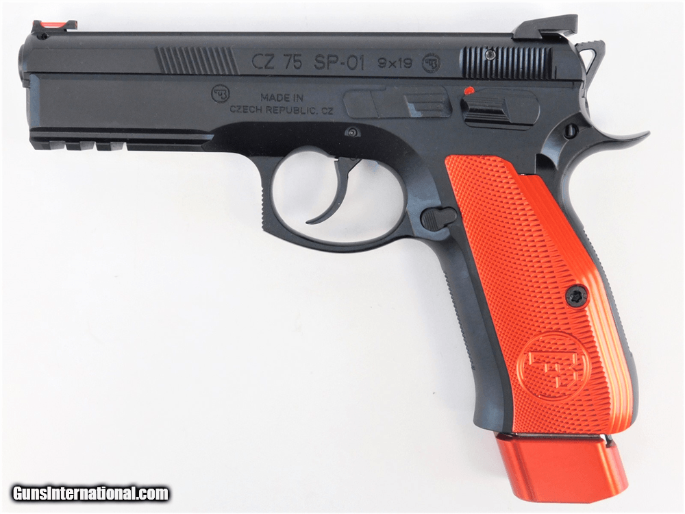 CZ-USA CZ 75 SP-01 Competition 9mm 4.6" Red / Black 21 Rds 91206