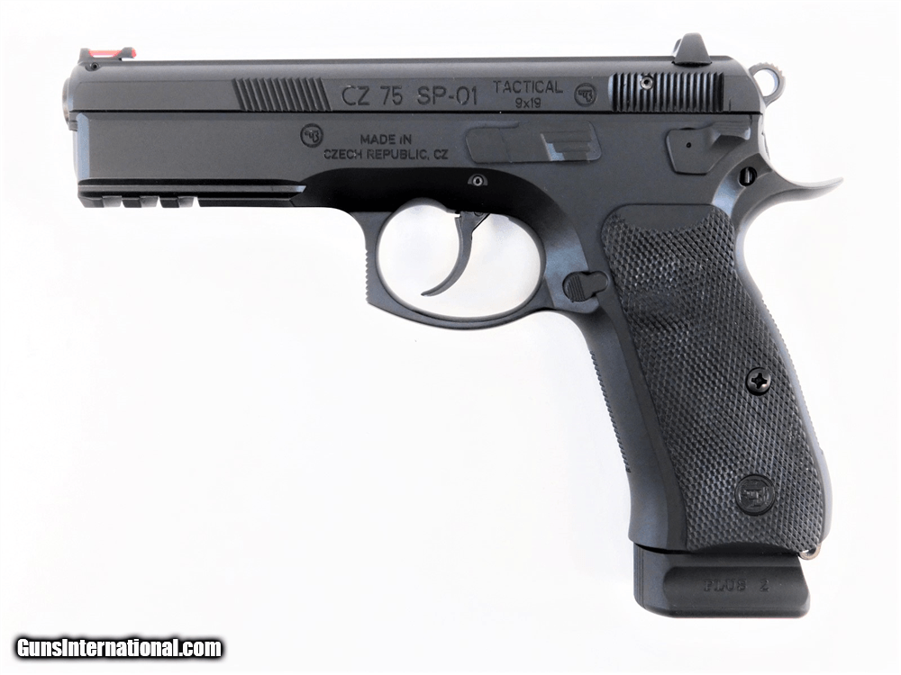 CZ-USA CZ 75 SP-01 Tactical 9mm Luger 4.6" 18 Rounds Black 89153