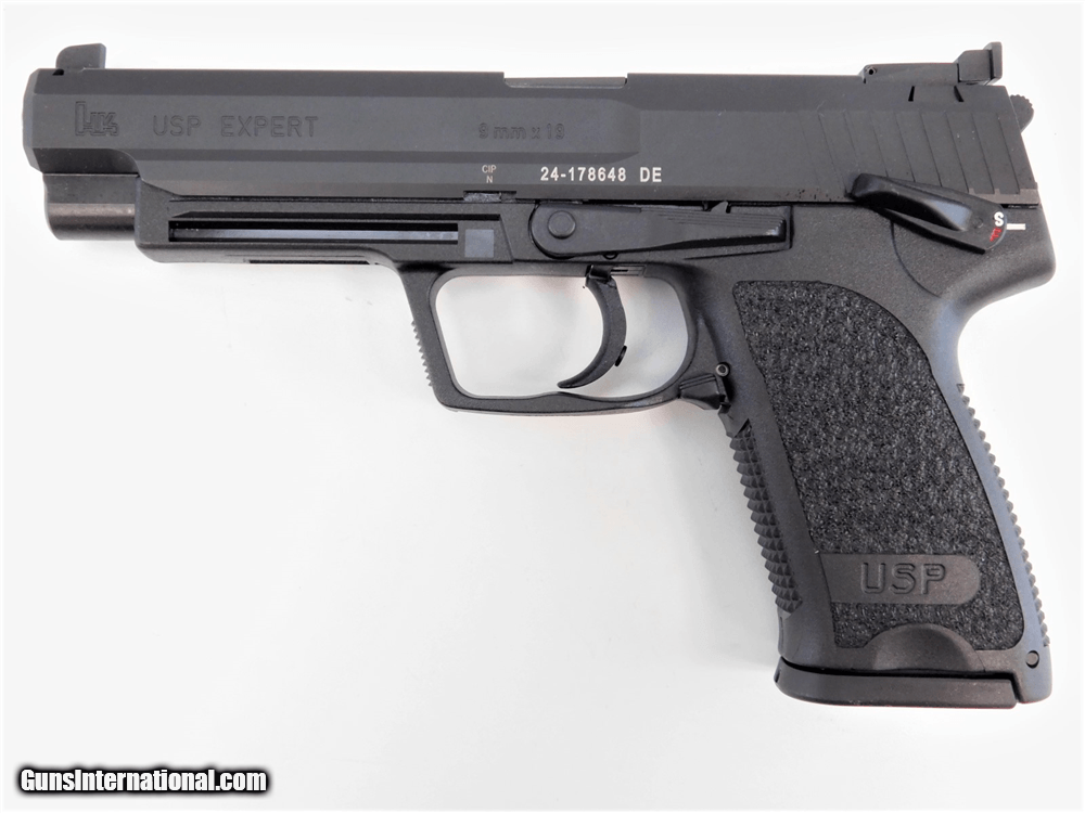 Heckler & Koch USP Expert 9mm 5.19" Black 15 Rds 81000361