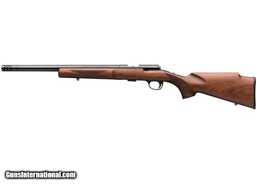 Browning T-Bolt Target .17 HMR 16.5" Muzzle Brake 10 Rds Walnut 025251270