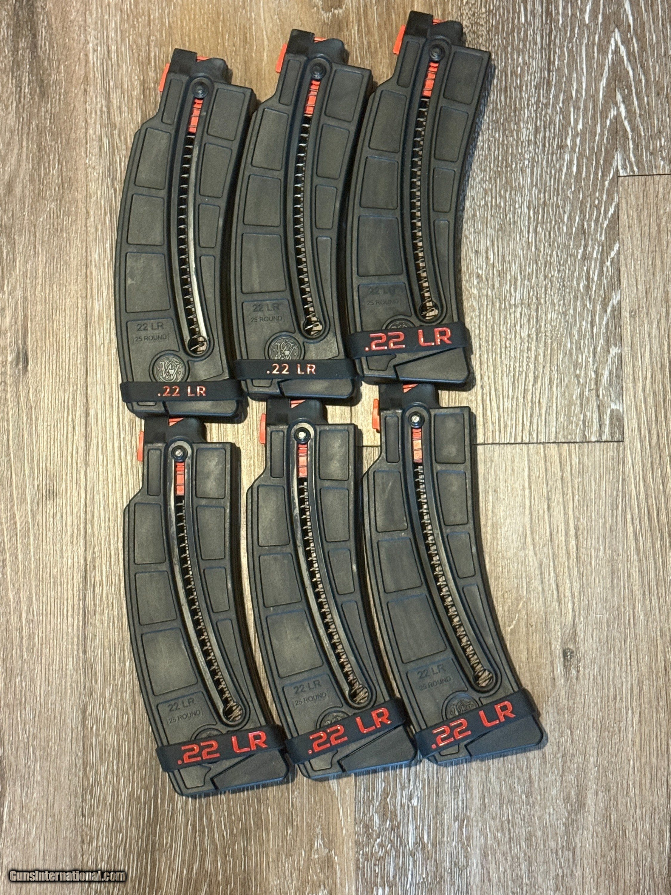 Smith&Wesson 25 round .22LR magazines for S&W M&P 15-22 AR type rifle