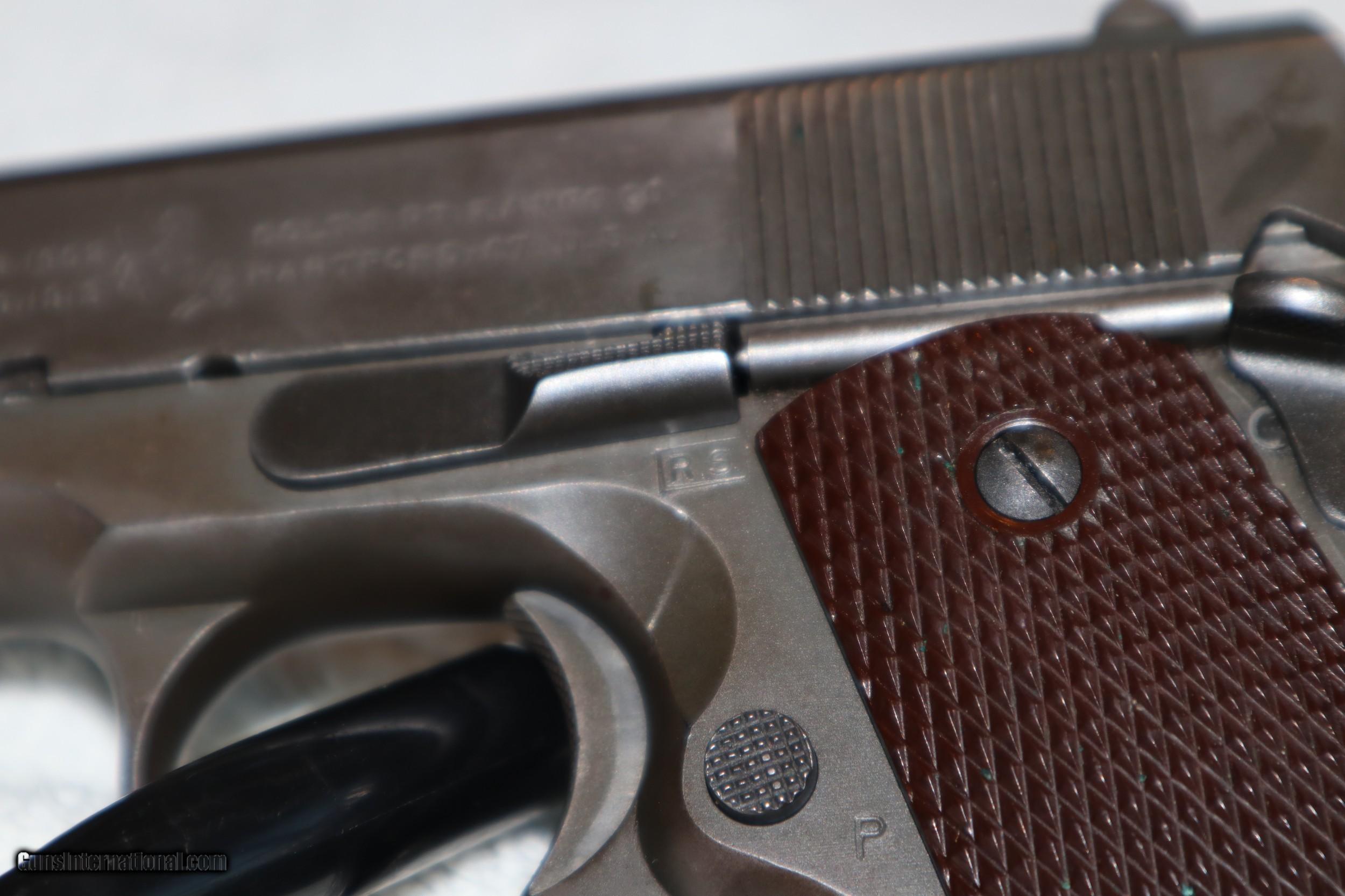 Colt 1911A1 All Parts Are Correct Mfg. 1941 Rare Inspector Stamp, Slide ...