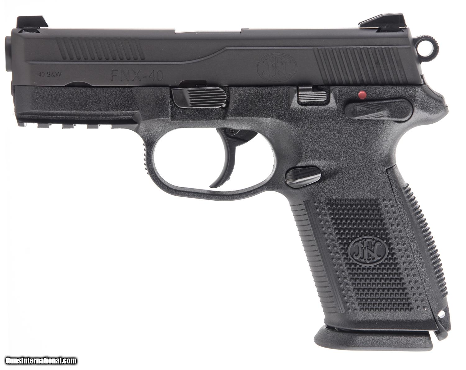 FNH MODEL FNX-40 .40 S&W CALIBER DA/SA SEMI AUTO PISTOL WITH 4 IN. BBL ...