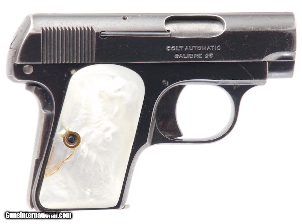 COLT MODEL 1908 HAMMERLESS .25 ACP SEMI-AUTOMATIC PISTOL