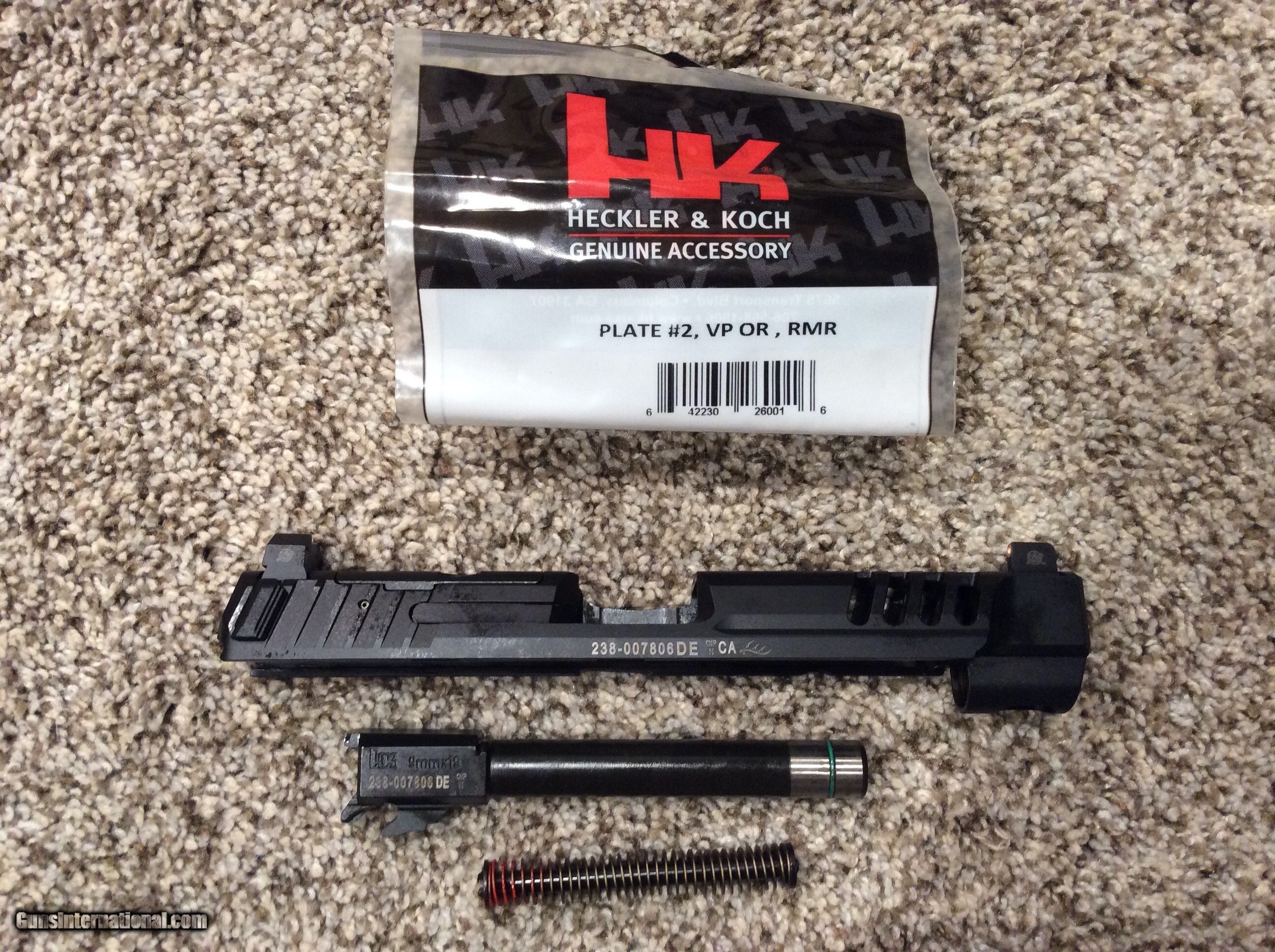 H&K VP9 optics ready Long Slide Kit