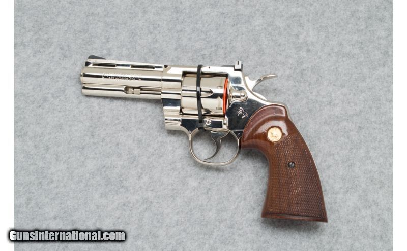 Colt Python - 4" Nickel - .357 Mag.