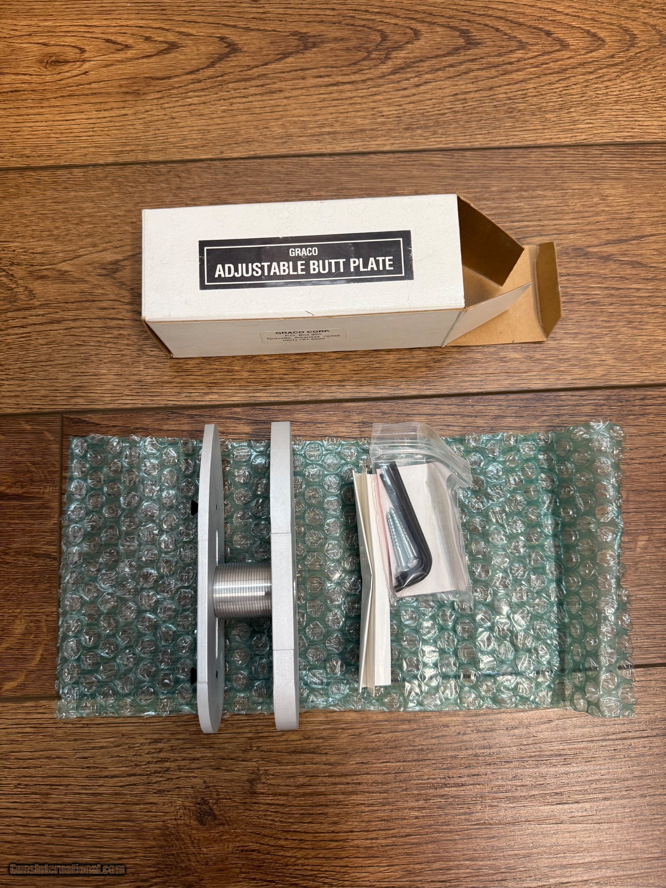 Graco adjustable butt plate 575S NEW for sale