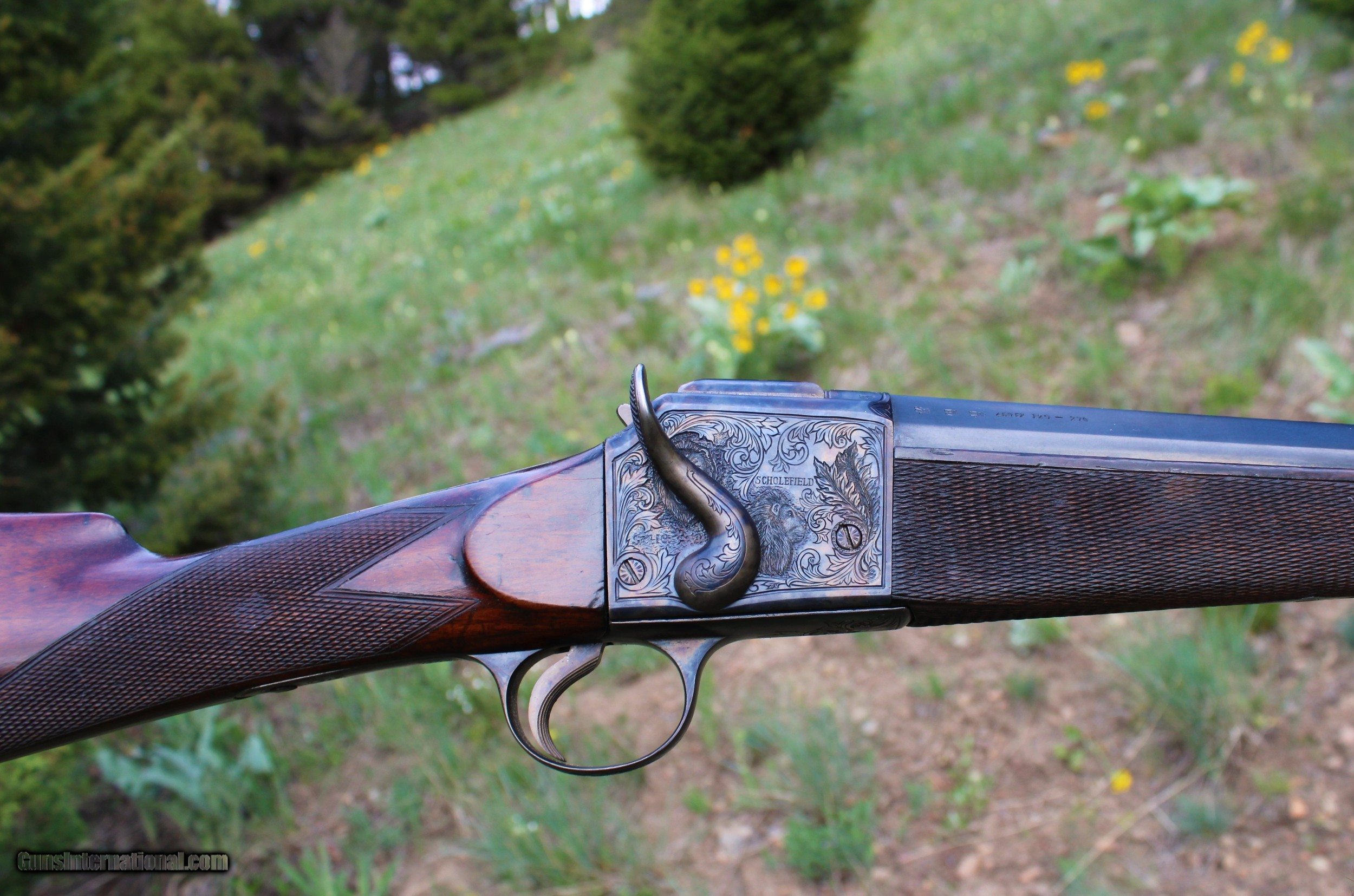 Field's Patent Falling Block Rifle by Scholefield, Beautiful Colors and ...