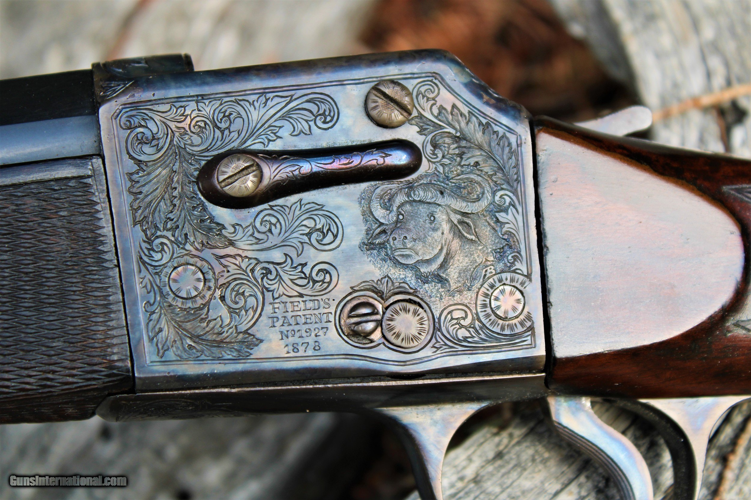 Field's Patent Falling Block Rifle by Scholefield, Beautiful Colors and ...