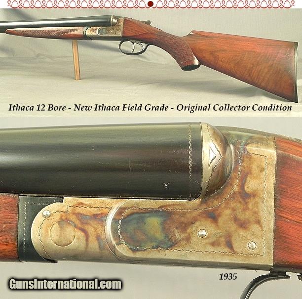 ITHACA 12 MODEL NEW ITHACA FIELD GRADE- ORIG COLLECTOR QUALITY- 1935 ...