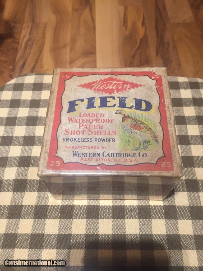 Western Field 2 pc 12 ga. full and sealed shot shell box