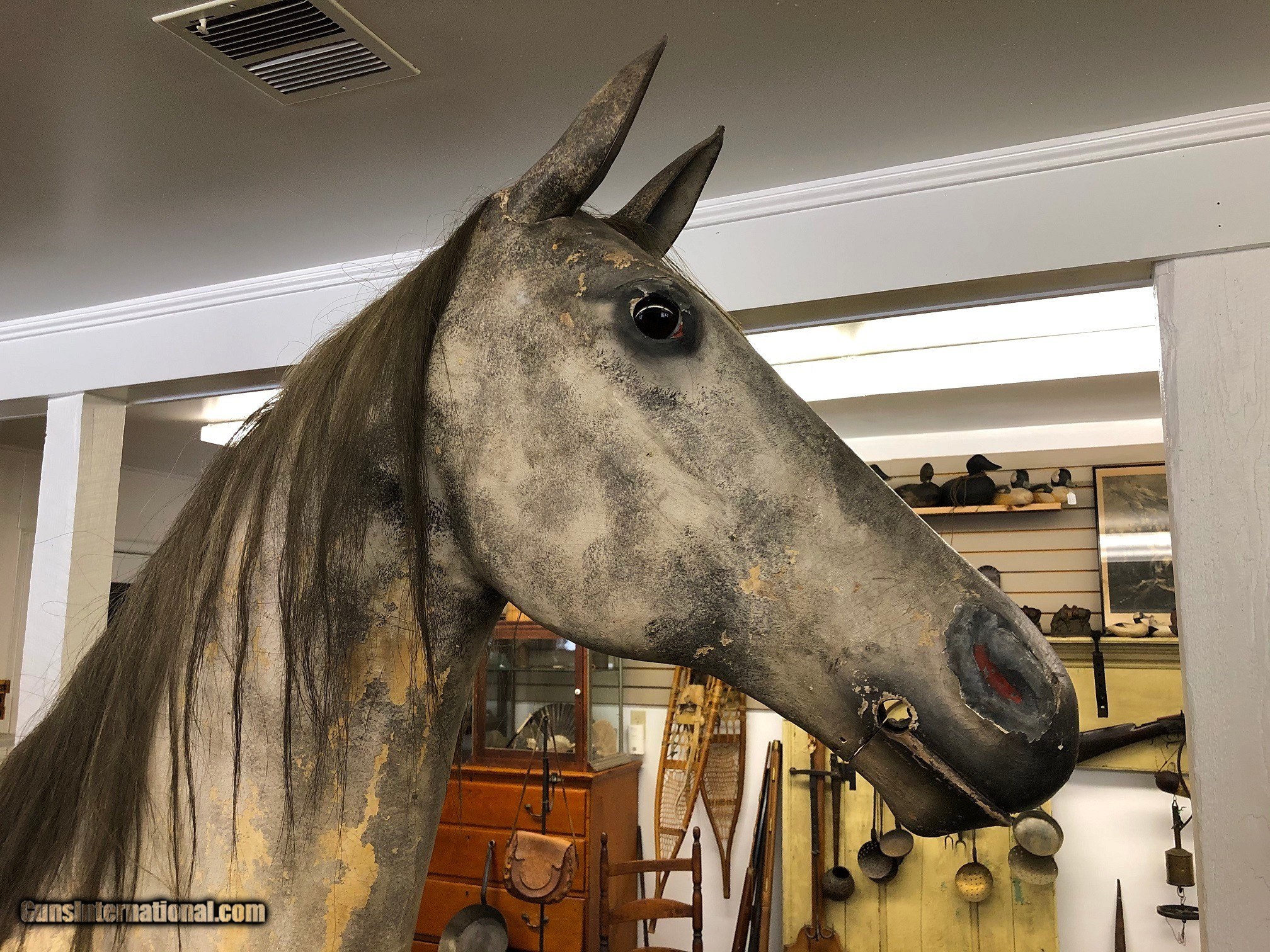 Outstanding Full Size 19th Century Tack Shop Harness Display Horse ...