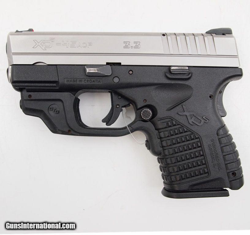 Springfield Armory XDS With CTC Laser .45 ACP