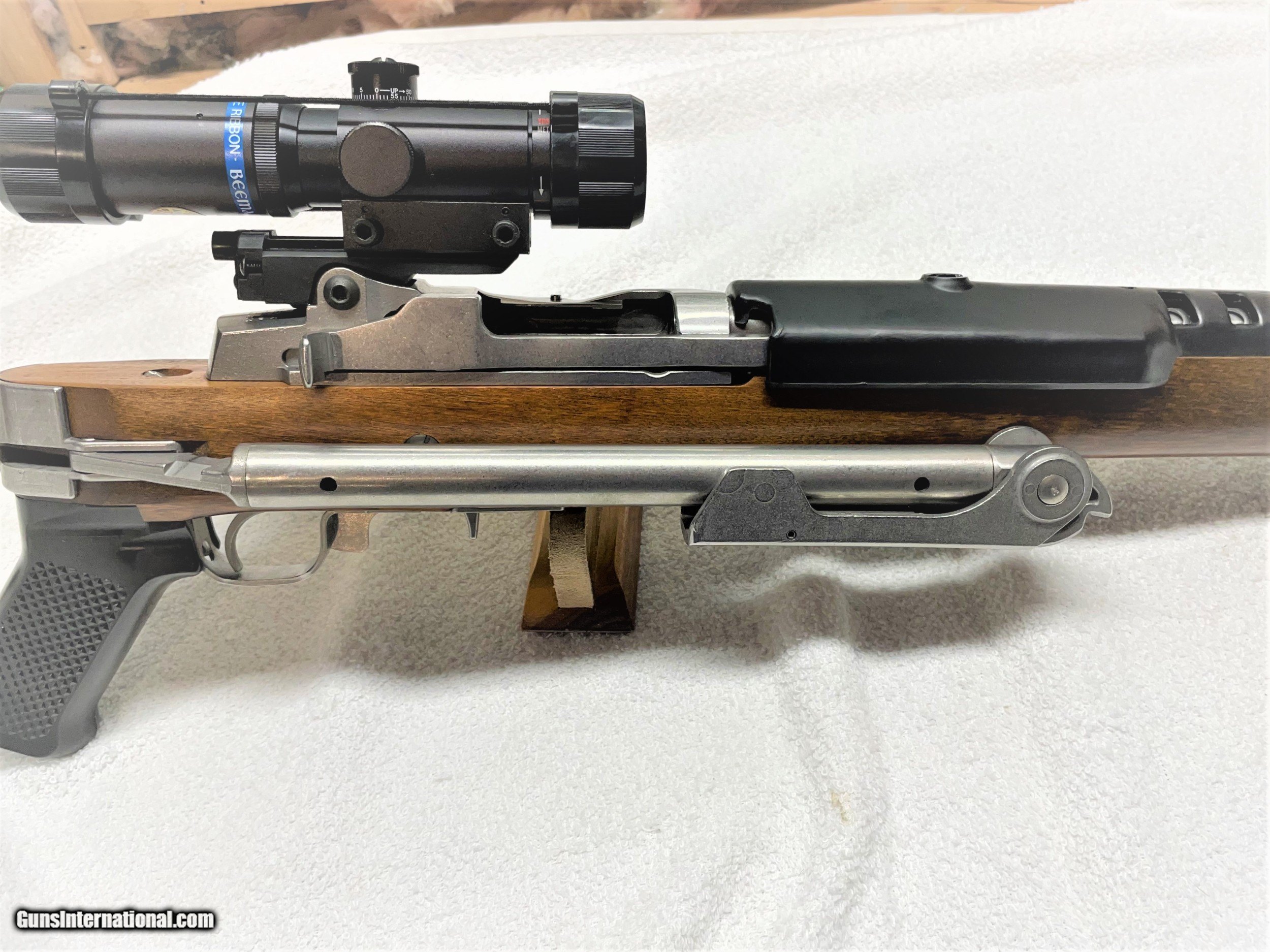 RUGER MINI 14/5F, SS with Original Pistolgrip Folding Stock. 223 Cal