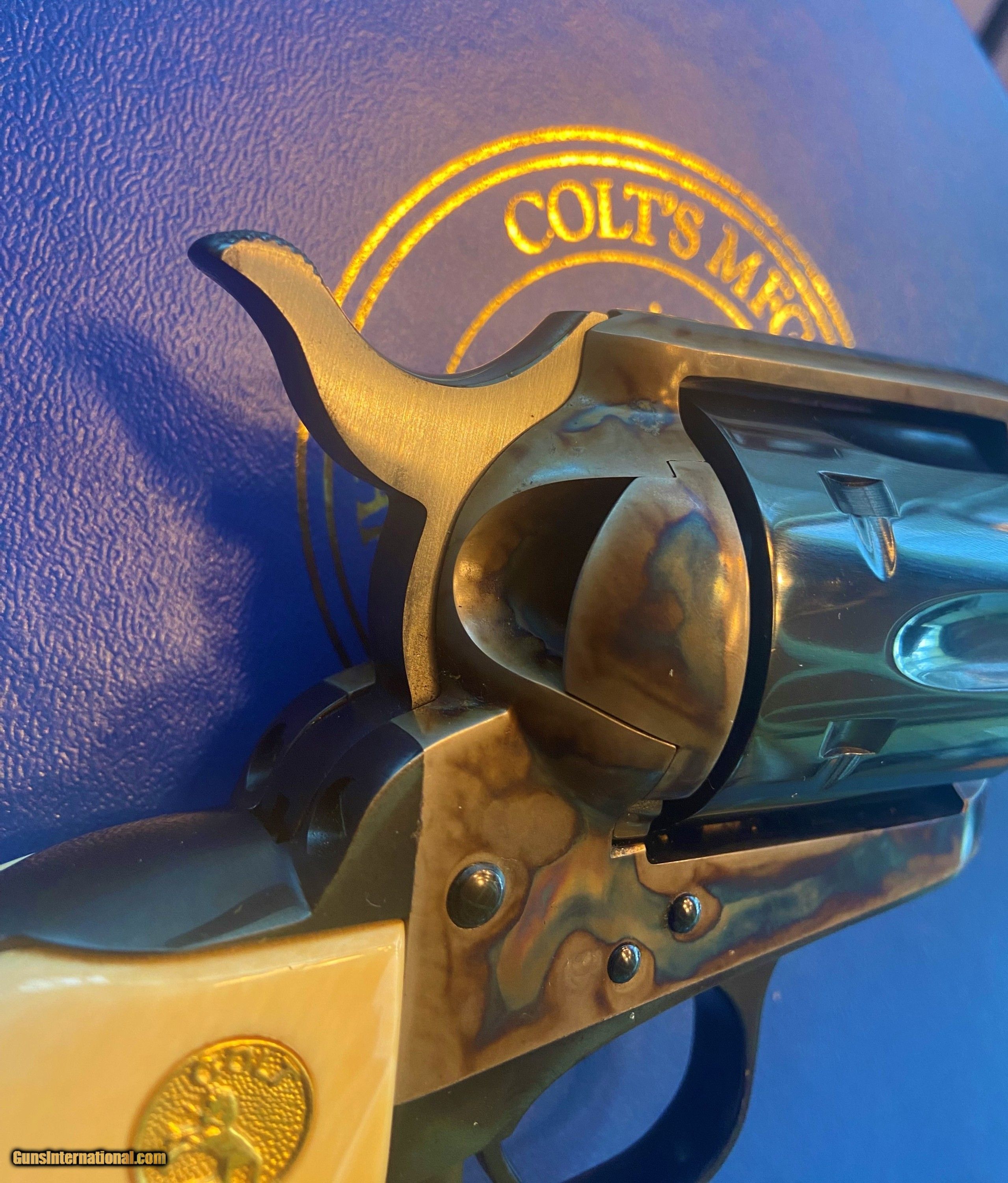 COLT SAA SHERIFFS MODEL -- .45 LC -- COLT CUSTOM SHOP -- 3" CASE COLOR ...