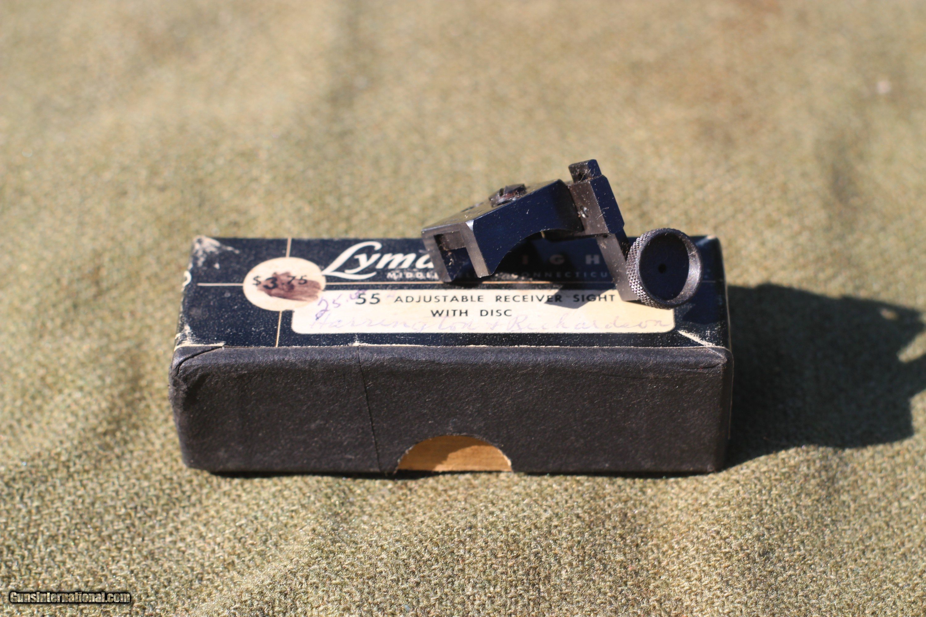 Lyman 55 H Adjustable Receiver Sight With Disc (Vintage) (Never Used ...