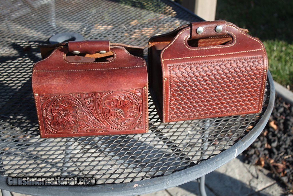 Alex Kerr and George Lawrence Tooled Leather Shotgun Shell Cases