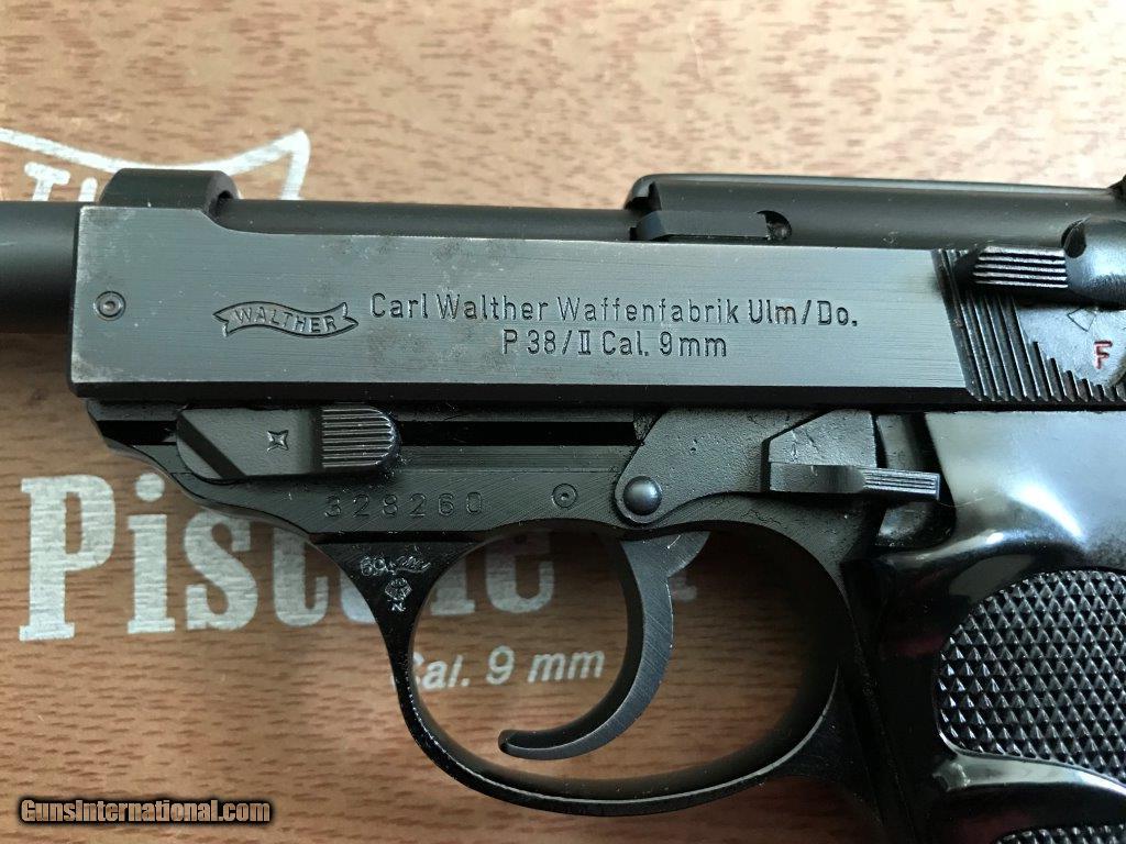 Walther P38 9mm Pistol Ww2 Walther P38 9mm Ww Ii