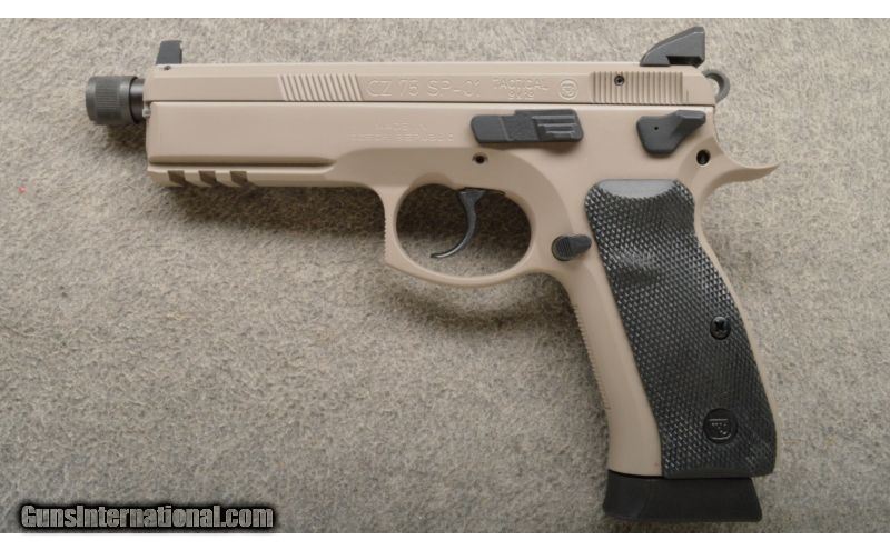 CZ-USA ~ 75 SP-01 Tactical ~ 9mm ~ In Case