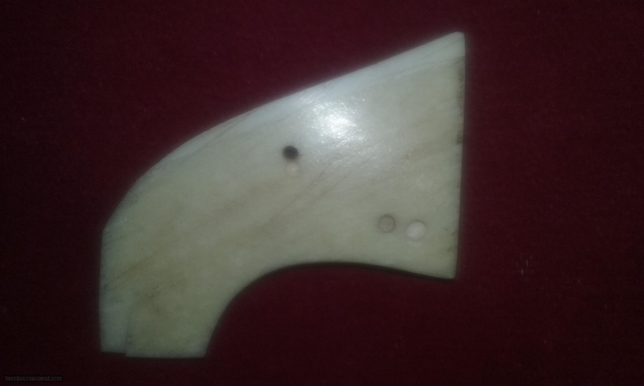 Custom vintage ivory revolver grips