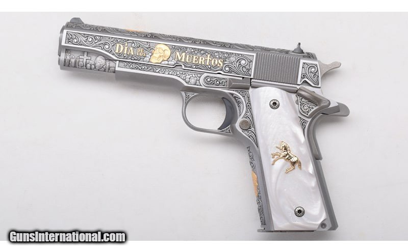 Colt ~ 1911 Government "Dia De Los Muertos" ~ .38 Super for sale