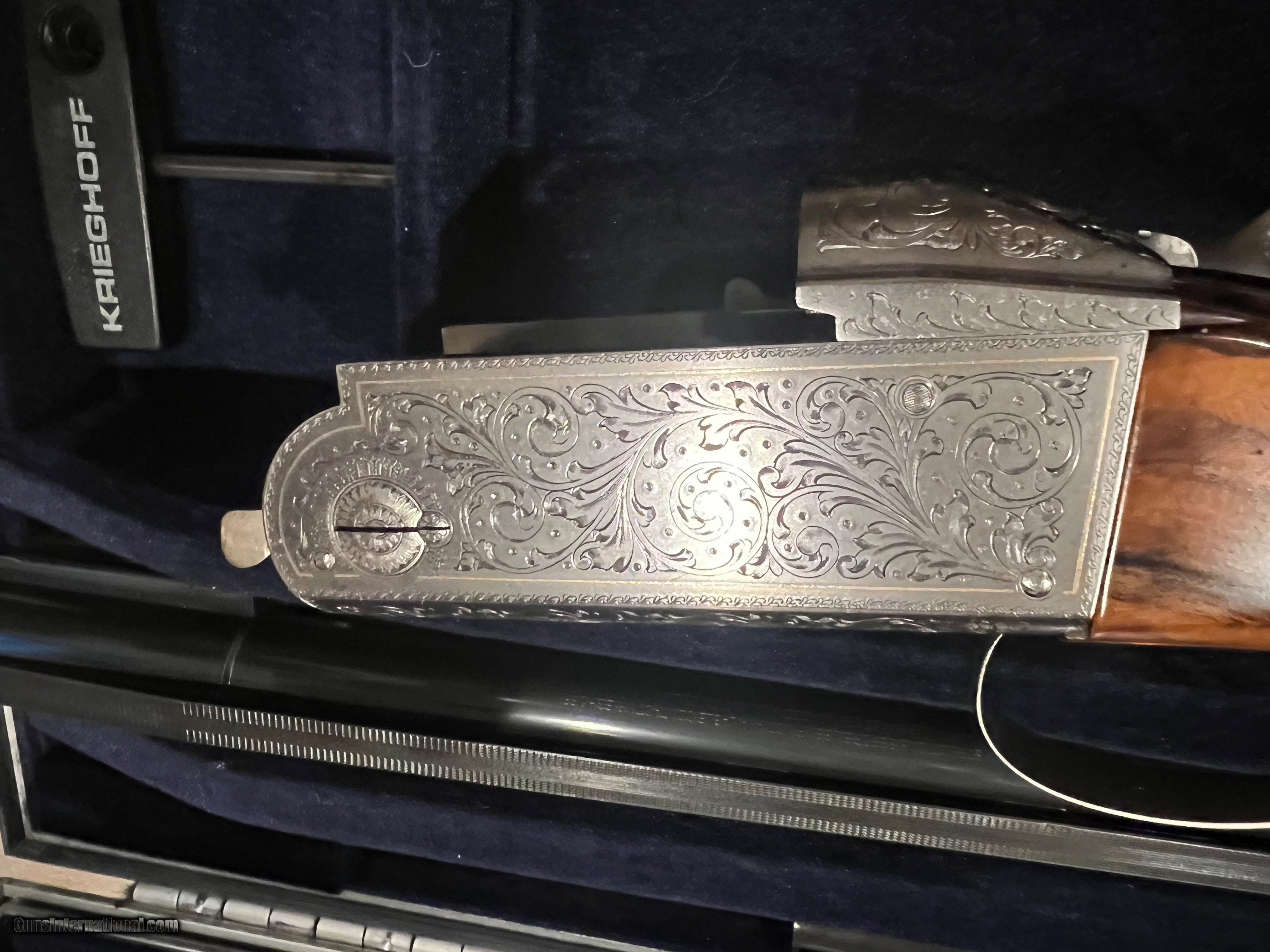 Krieghoff K80 Gold Line Super Scroll two barrel set 32” and 28”