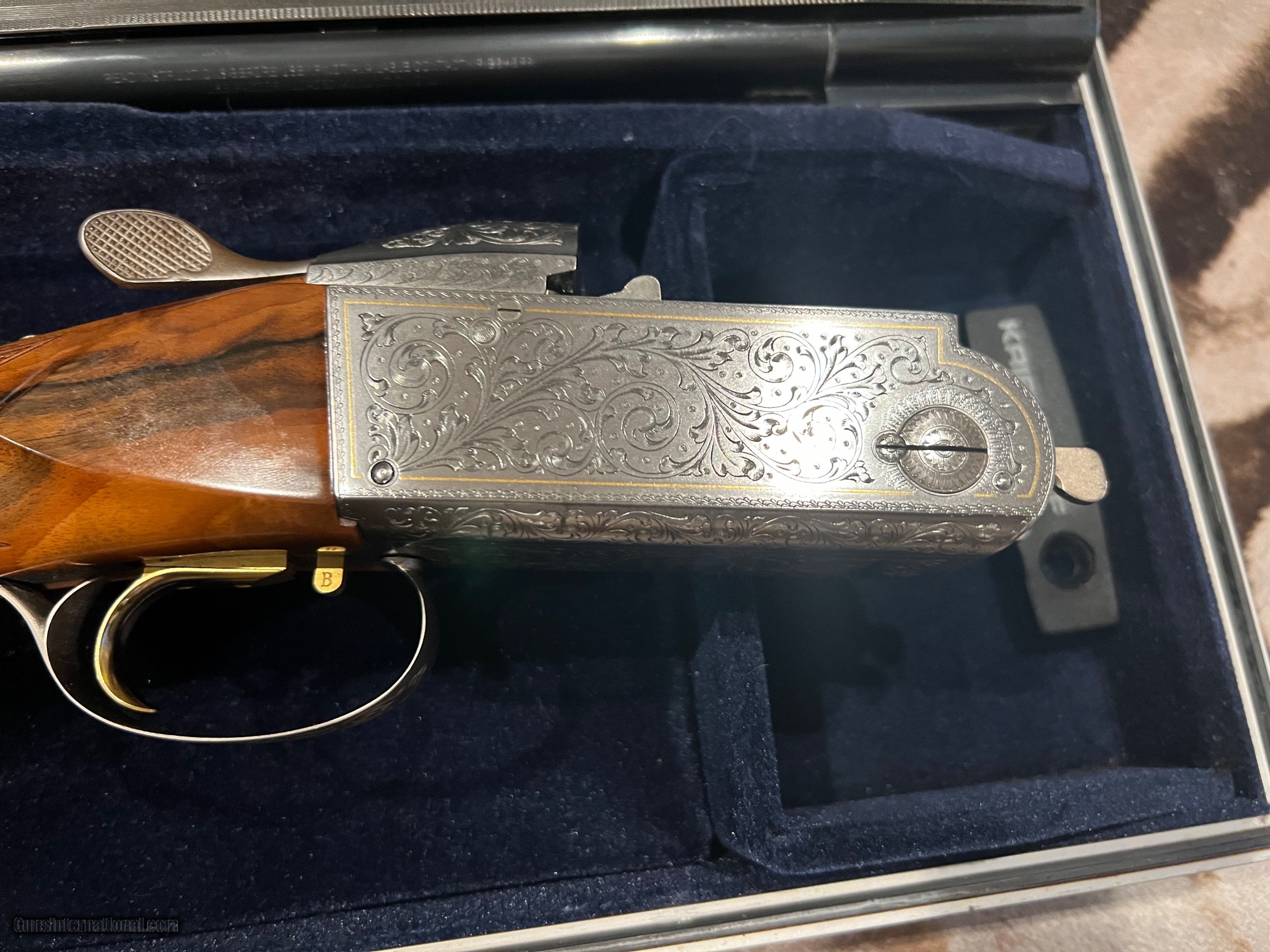 Krieghoff K80 Gold Line Super Scroll two barrel set 32” and 28”