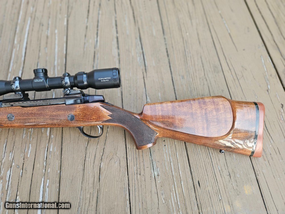 Sako AV Hunter rifle with scope 338 Win Mag Excellent!
