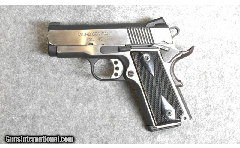Springfield Armory ~ Micro Compact ~ .45 Auto
