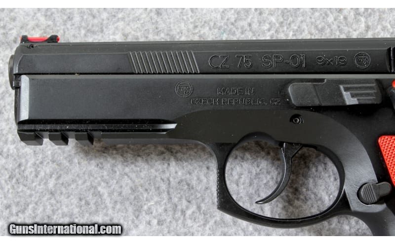 CZ ~ CZ75 SP01Competition Red ~ 9mm Para.