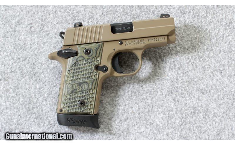 Sig Sauer ~ P238 FDE Scorpion ~ .380 acp