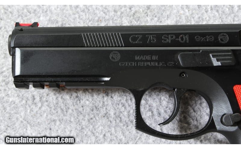 CZ ~ CZ75 SP01Competition Red ~ 9mm Para.