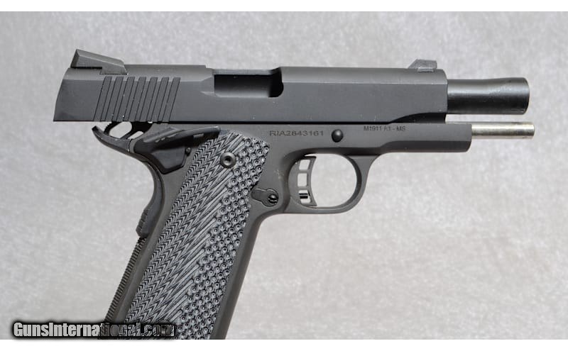 Rock Island M1911 A1-MS Pistol, .45 Auto, 4 1/4 Inch Barrel, 2 1/2 lbs ...