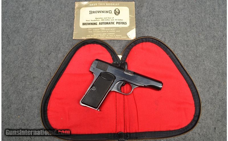 Browning ~ Model 1910/55 ~ 9MM Kurz (.380 ACP)