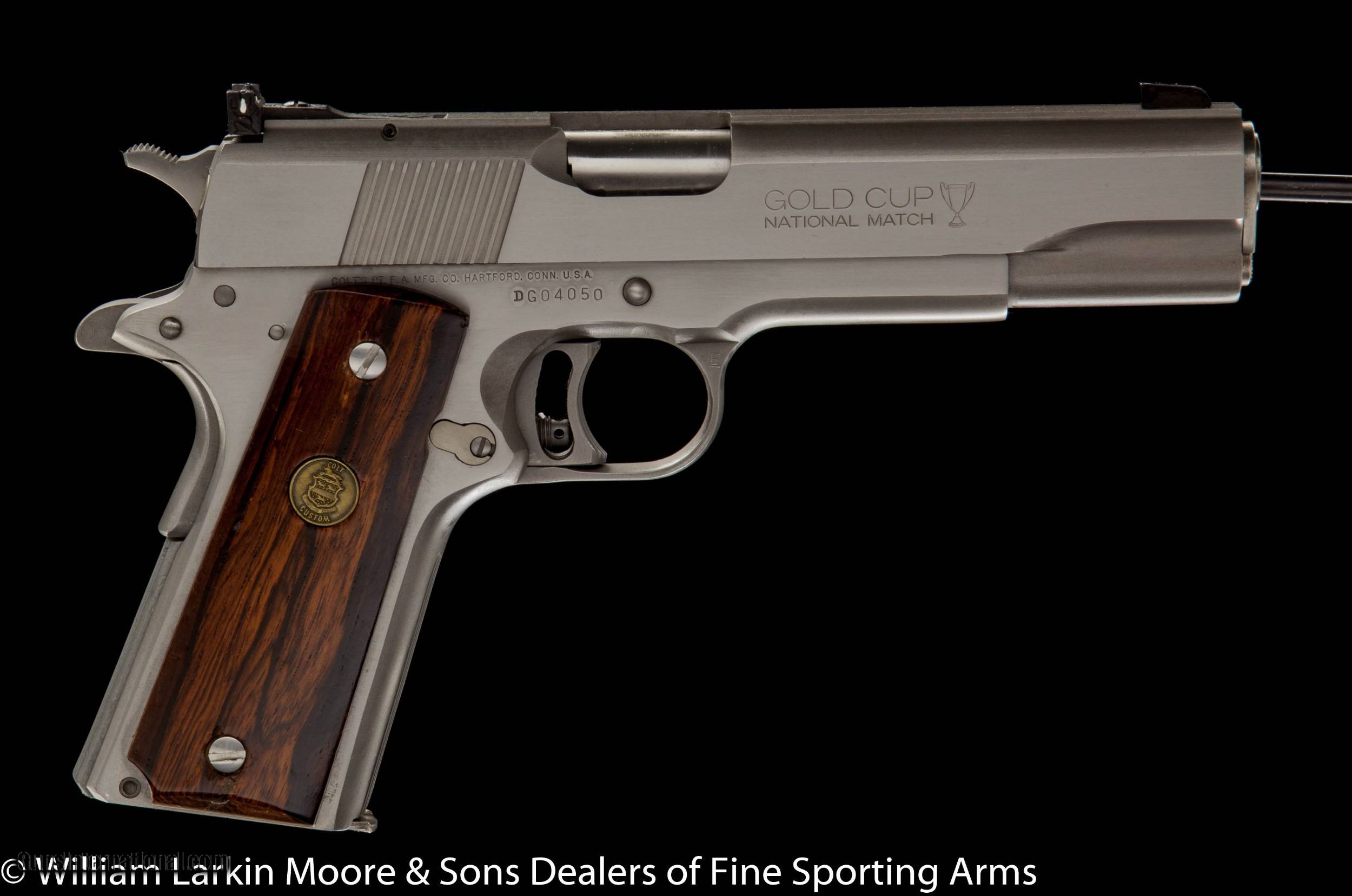 COLT 1911 Delta Elite Gold Cup National Match 10mm auto, 5", Stainless, Colt custom shop smooth ...