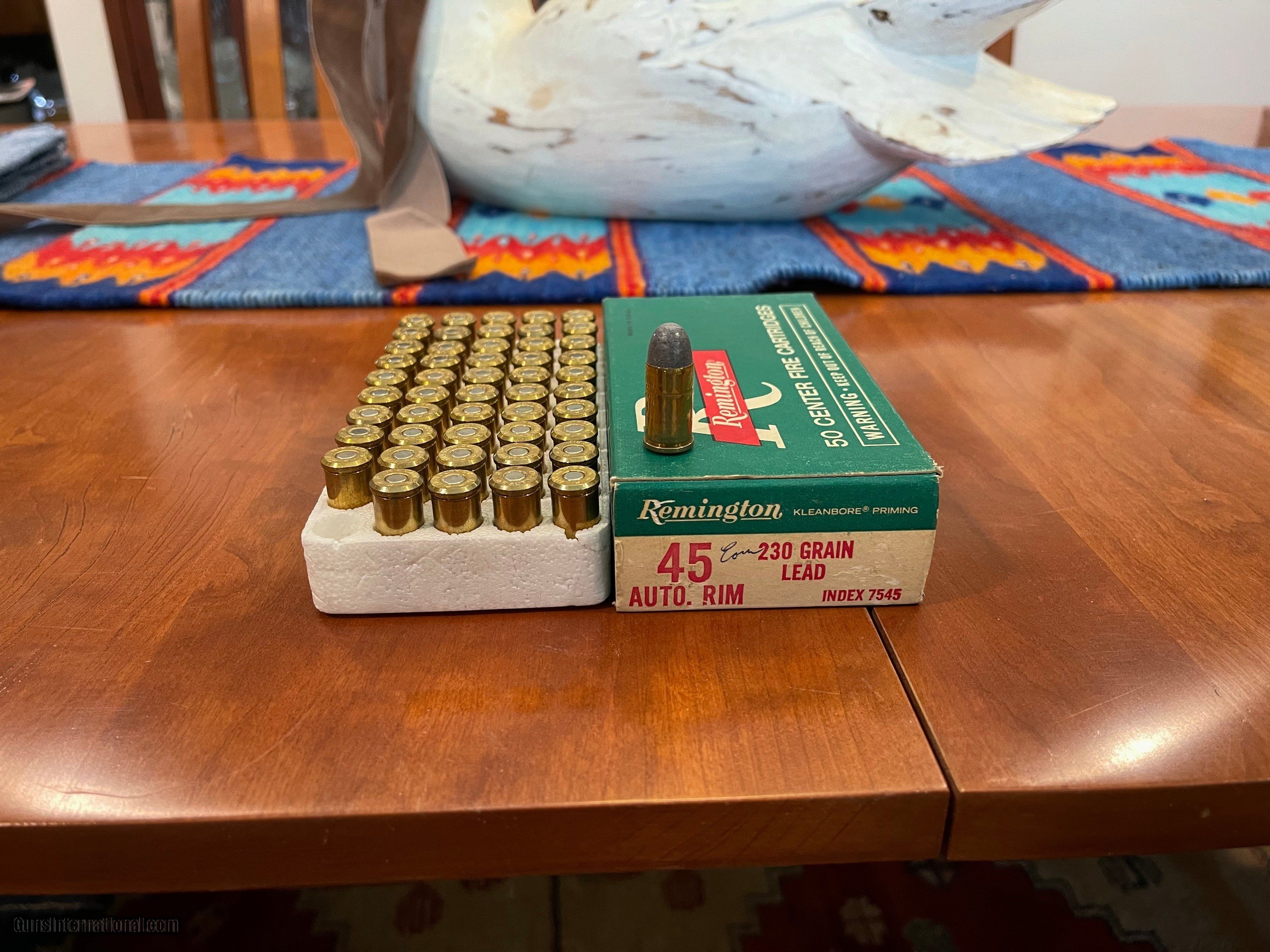 REMINGTON .45 AUTO RIM--230 GR.