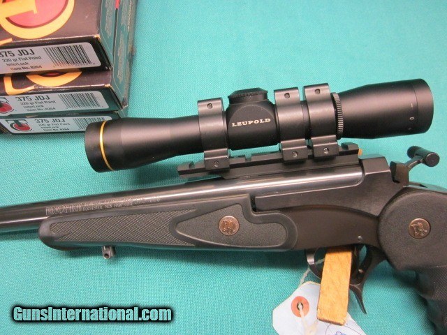 Thompson Center Encore 15" Pistol .375 JDJ Cal.with Ammo