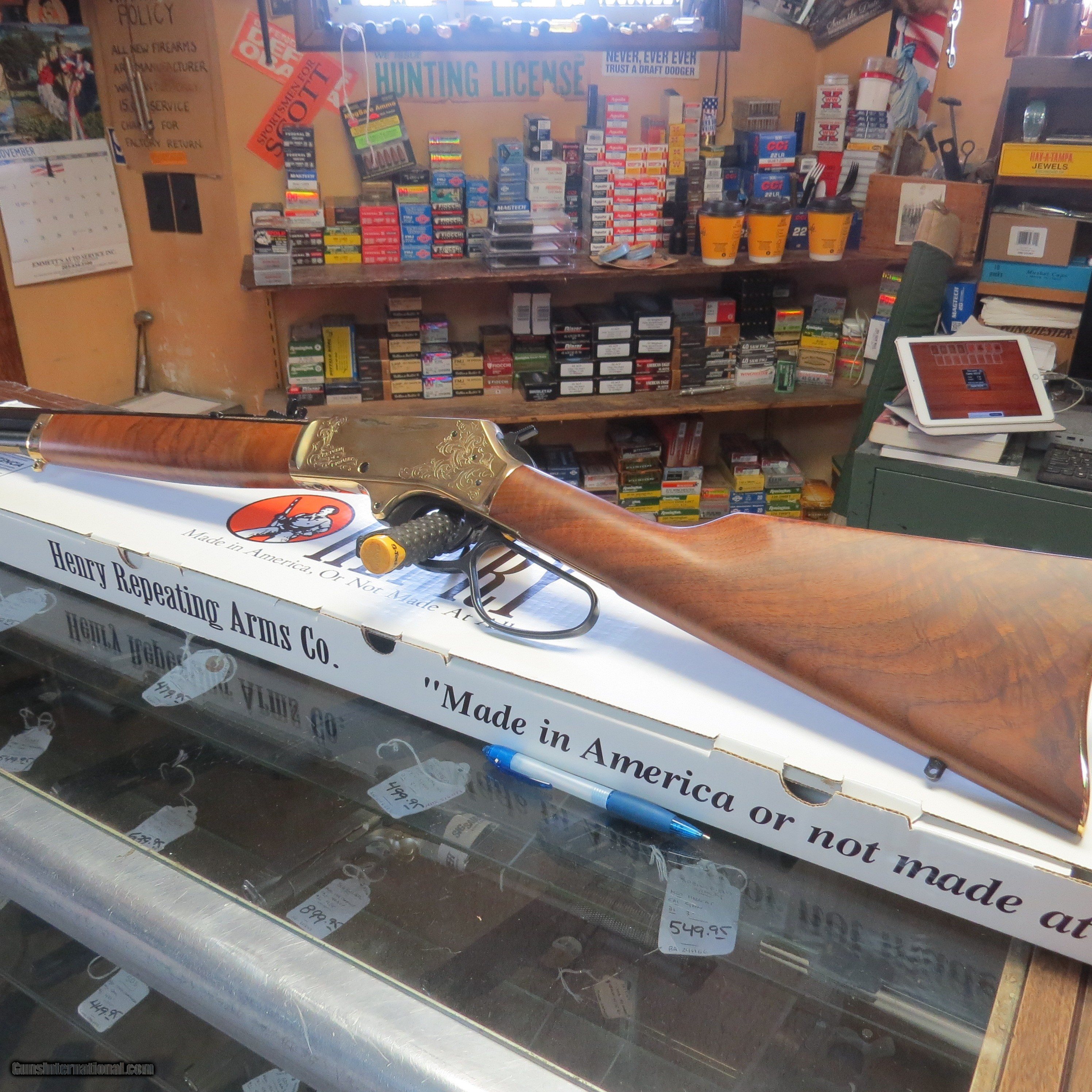 Henry Rifle Return of the Buffalo 45-70 Gov.