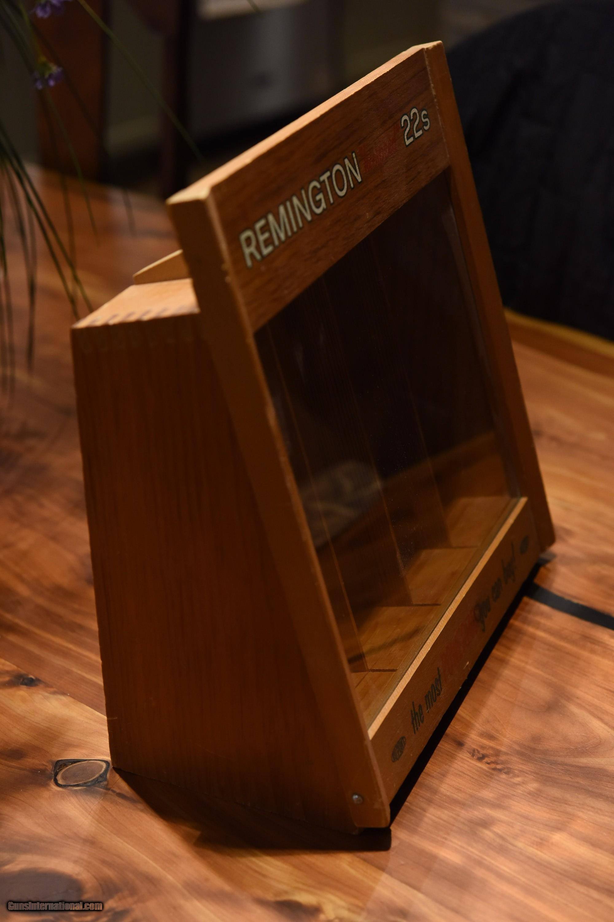 Vintage Remington 22 ammo counter display ****SALE PENDING*****