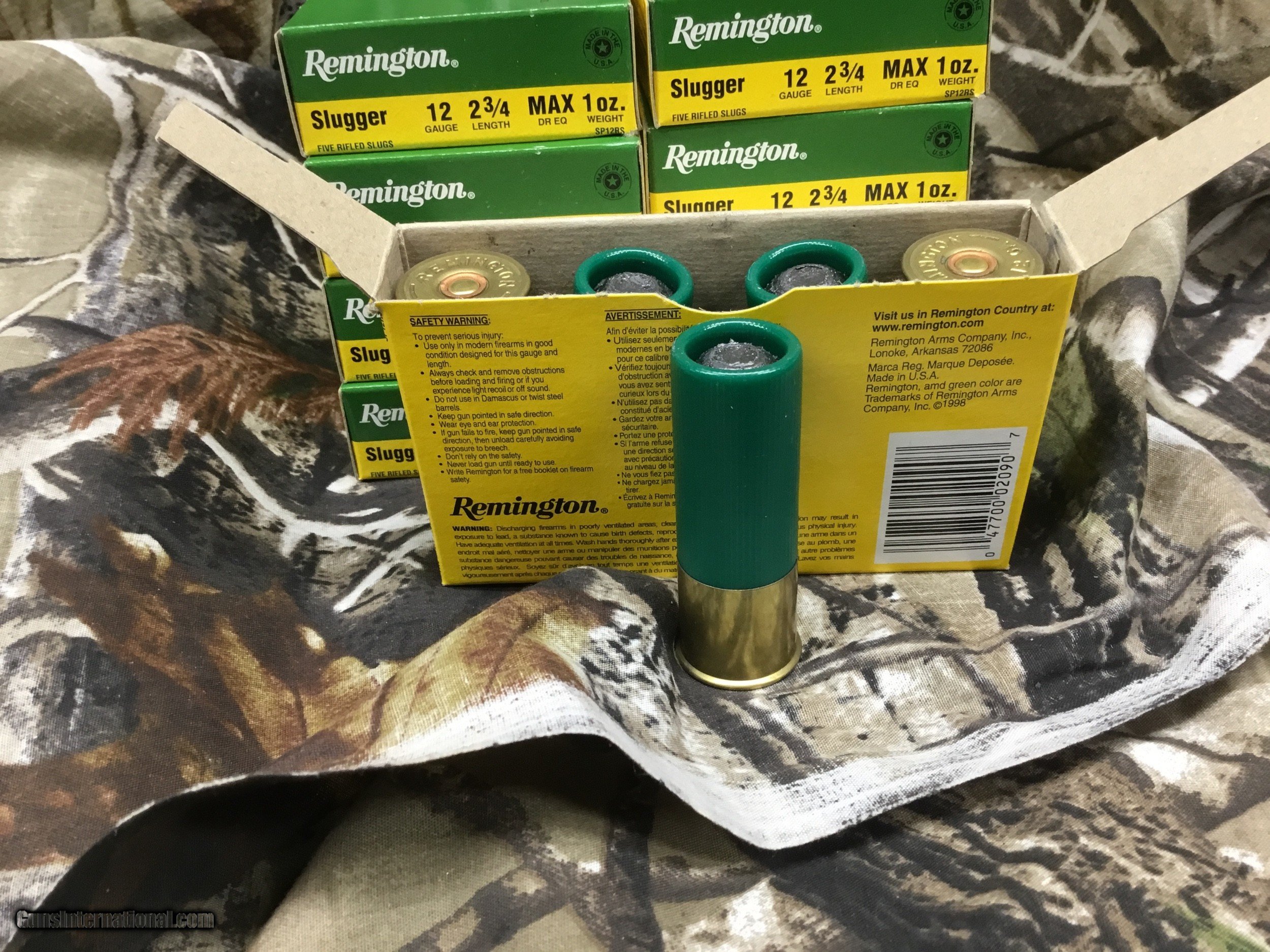 Remington 12ga 2.75” 1 oz. Slugs…….50 rds