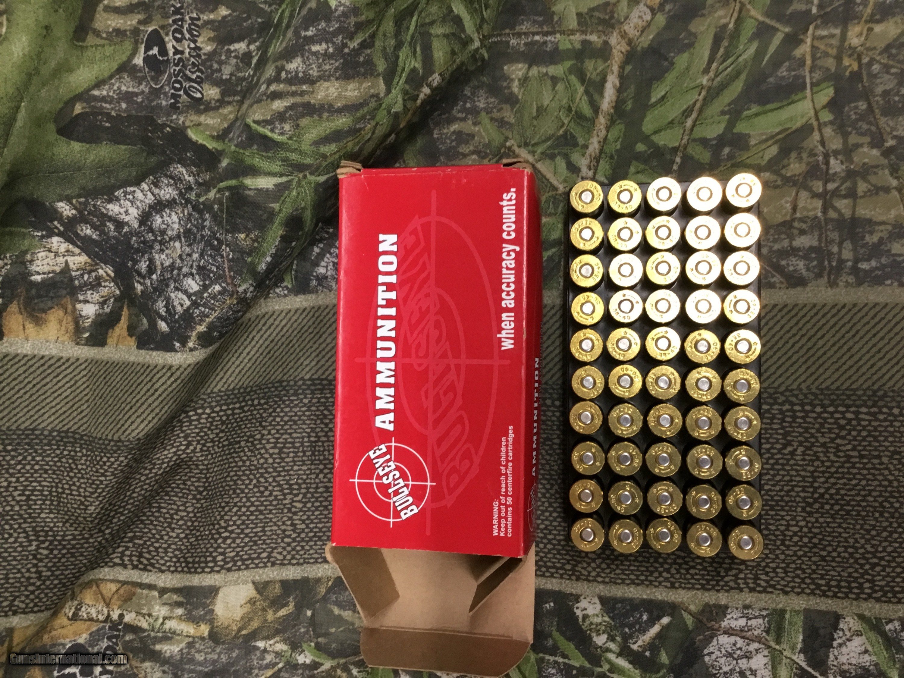 Bullseye 38-40 Winchester Cowboy Load 180 gr Lead RNFP Ammo 100 rounds