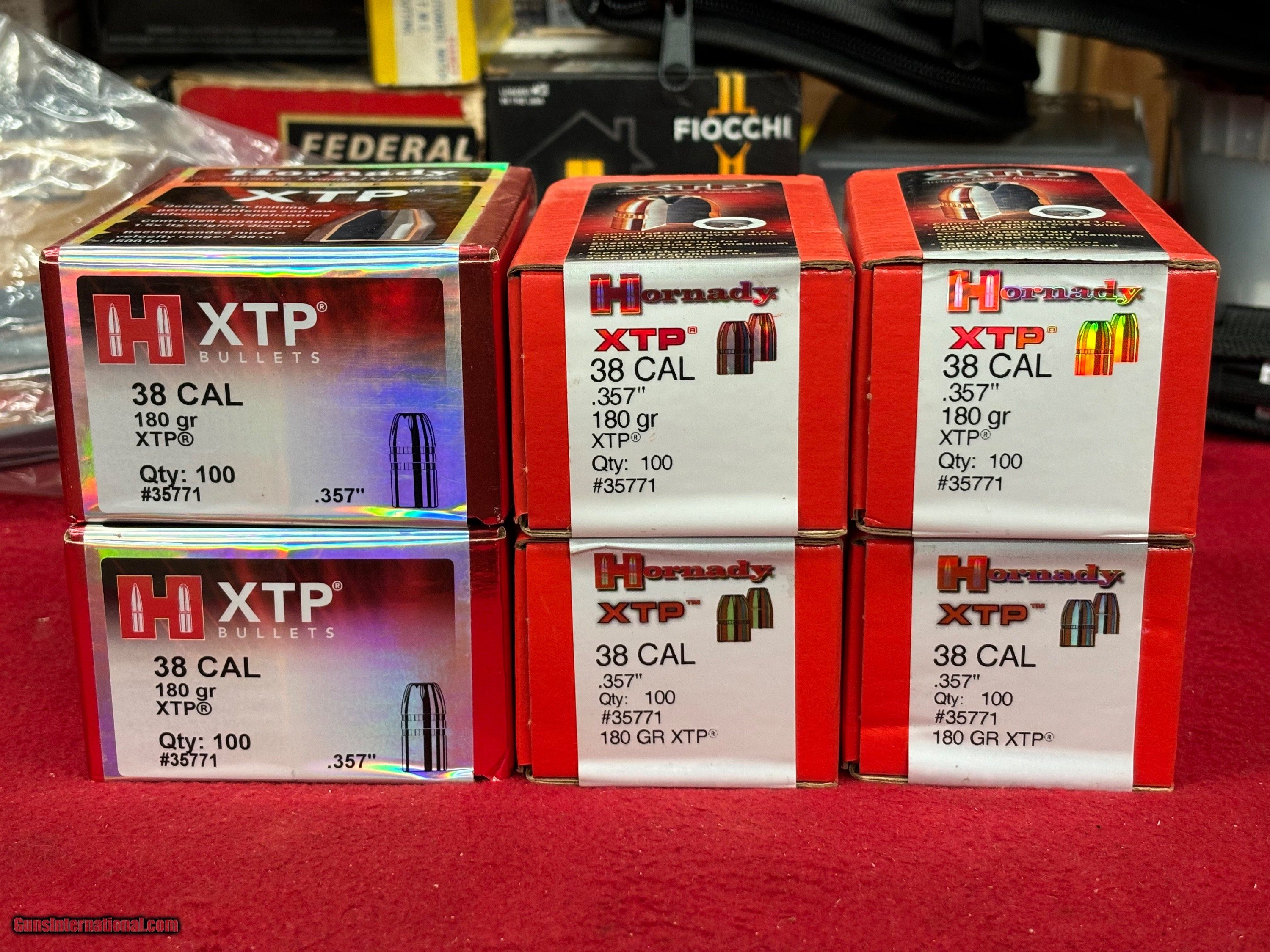 Hornady XTP 38 CAL .357" 180 GR. #35771 Reloading Bullets........... 550 bullets