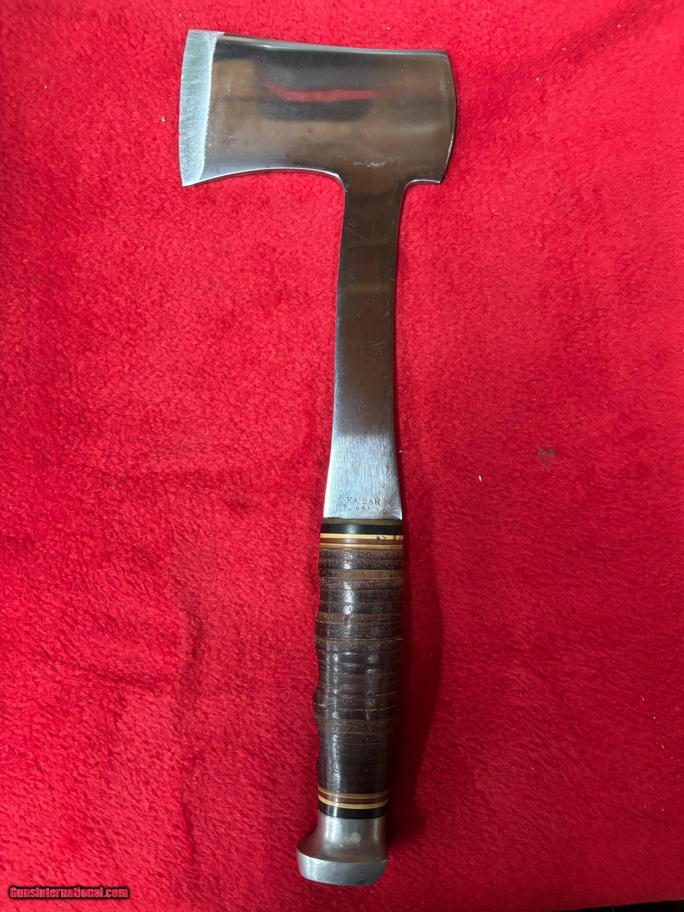Vintage KA-BAR Combo Hatchet and Knife